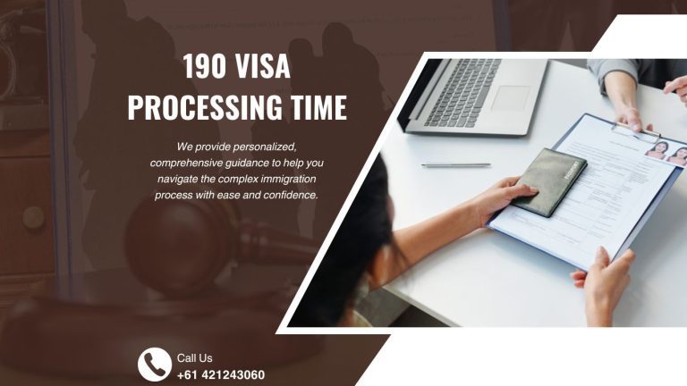 190 Visa Processing Time 2025 – Skilled Nominated Subclass 190